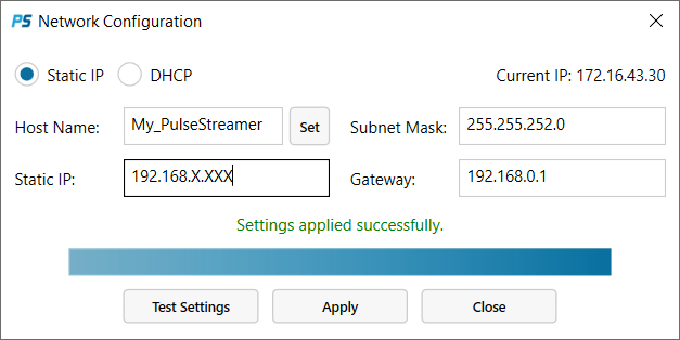 Network Connection — Pulse Streamer 8/2 1.7 documentation